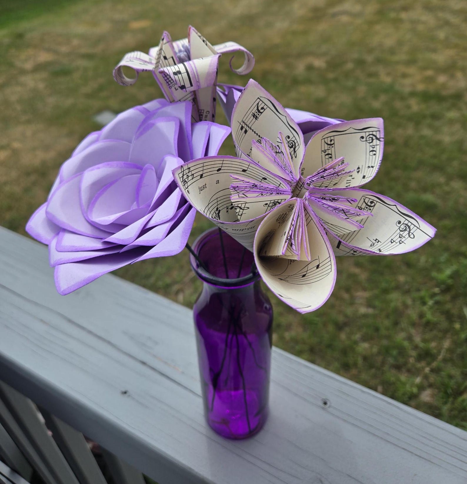 Sheet Music Bouquet. CHOOSE YOUR COLORS. Musician Gift, First ...