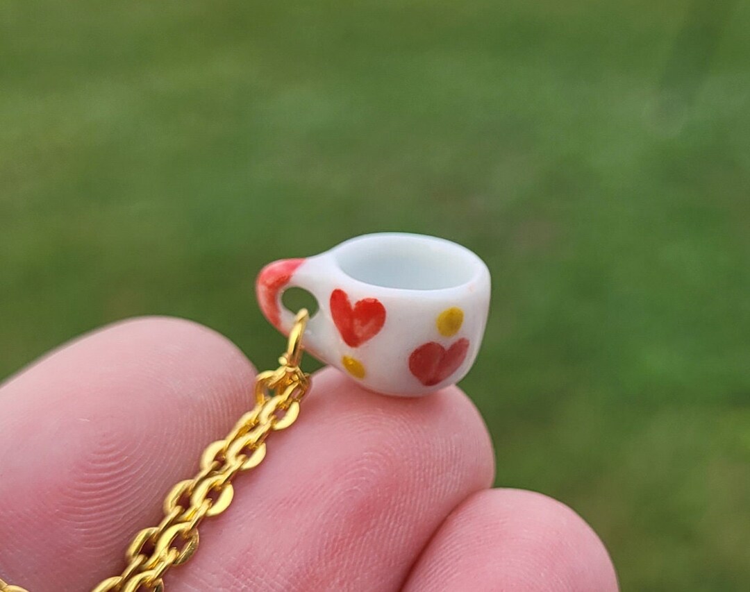 Teacup Necklace. CHOOSE YOUR CUP! Gift for Mom, Anniversary Gift ...