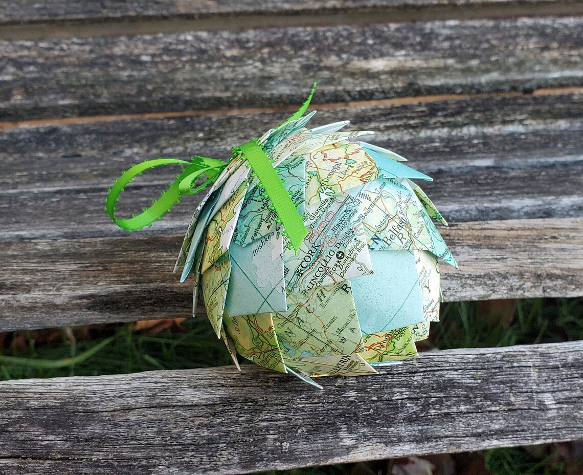Ireland Map Paper Ornament. Decoration, Christmas, Gift, Birthday ...