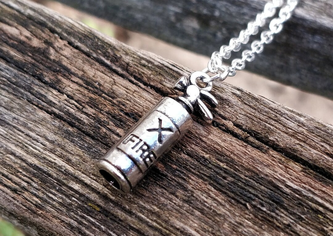 Fire Extinguisher Necklace. Gift for Him, Gift for Her. Firefighter ...