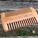 Personalized Beard Comb. Mustache Comb. Engraved. Wedding, Groomsmen ...