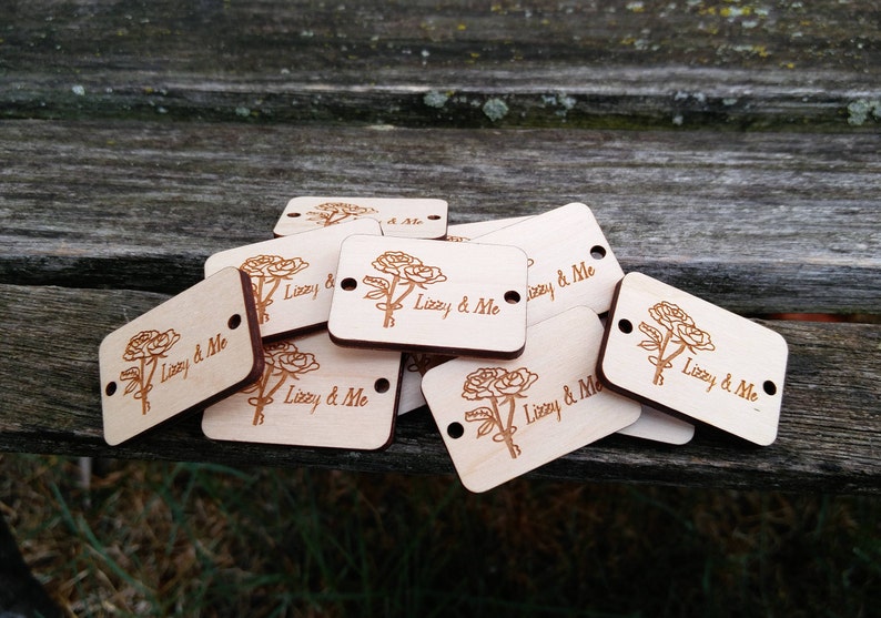 50 your Logo Tags. Custom Store Tags. Laser - Etsy