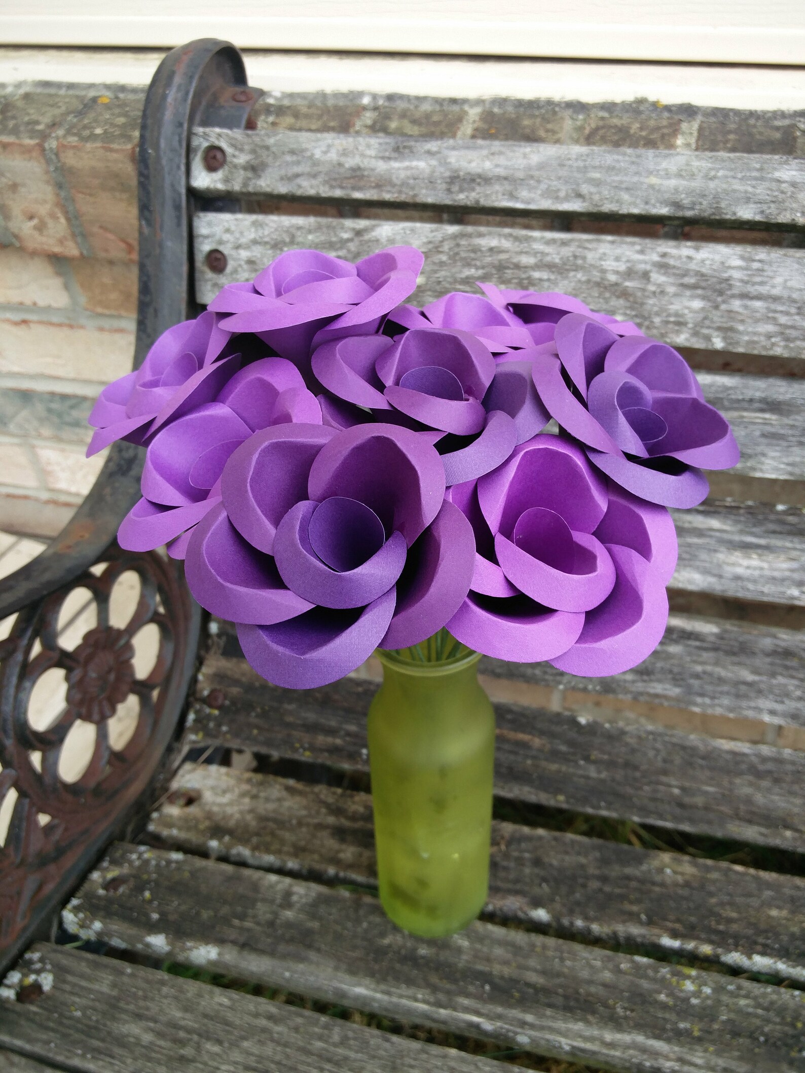 DOZEN Paper Roses. CHOOSE Your COLORS. Anniversary Wedding | Etsy