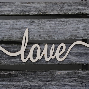 Custom Script Word Sign. Personalized Wood Sign, Laser Cut Baltic Birch ...