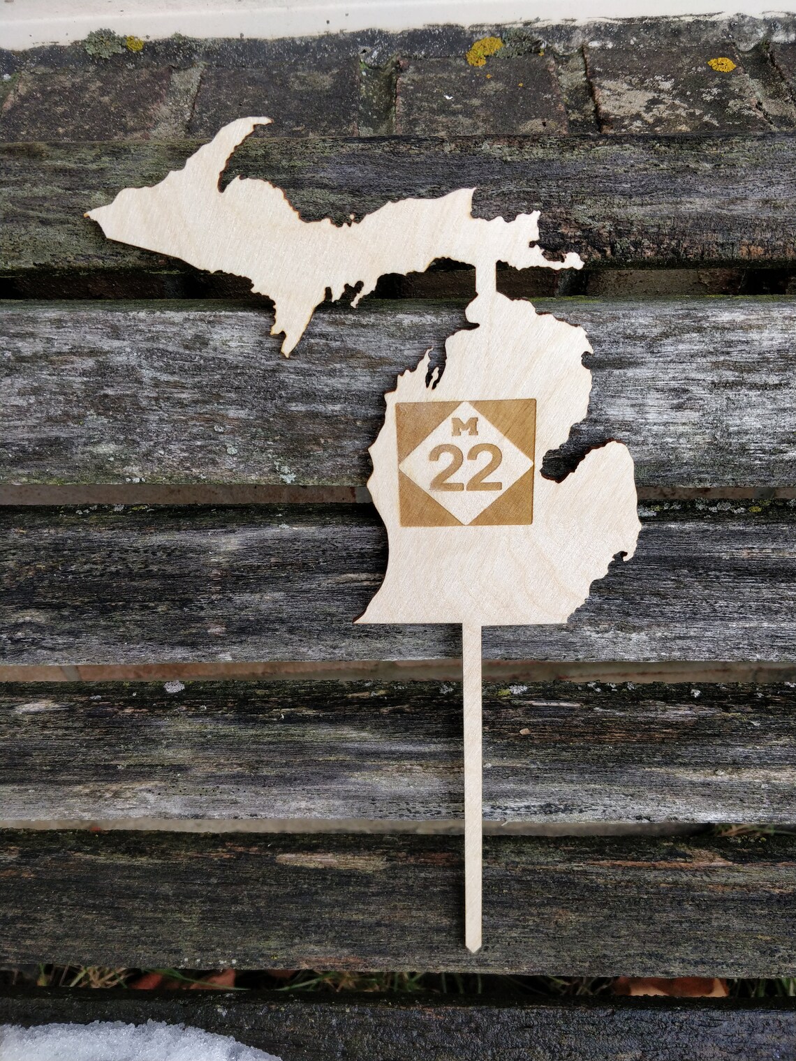 YOUR STATE Wedding Cake Topper. Laser Engraved Name & Date. - Etsy