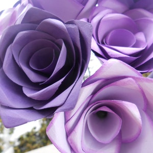 Dozen Paper Roses. CHOOSE YOUR COLORS. Anniversary, Valentine's Day ...