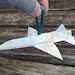 Map Airplane Ornament. F-16 Ornament. Holiday, Christmas Decoration ...