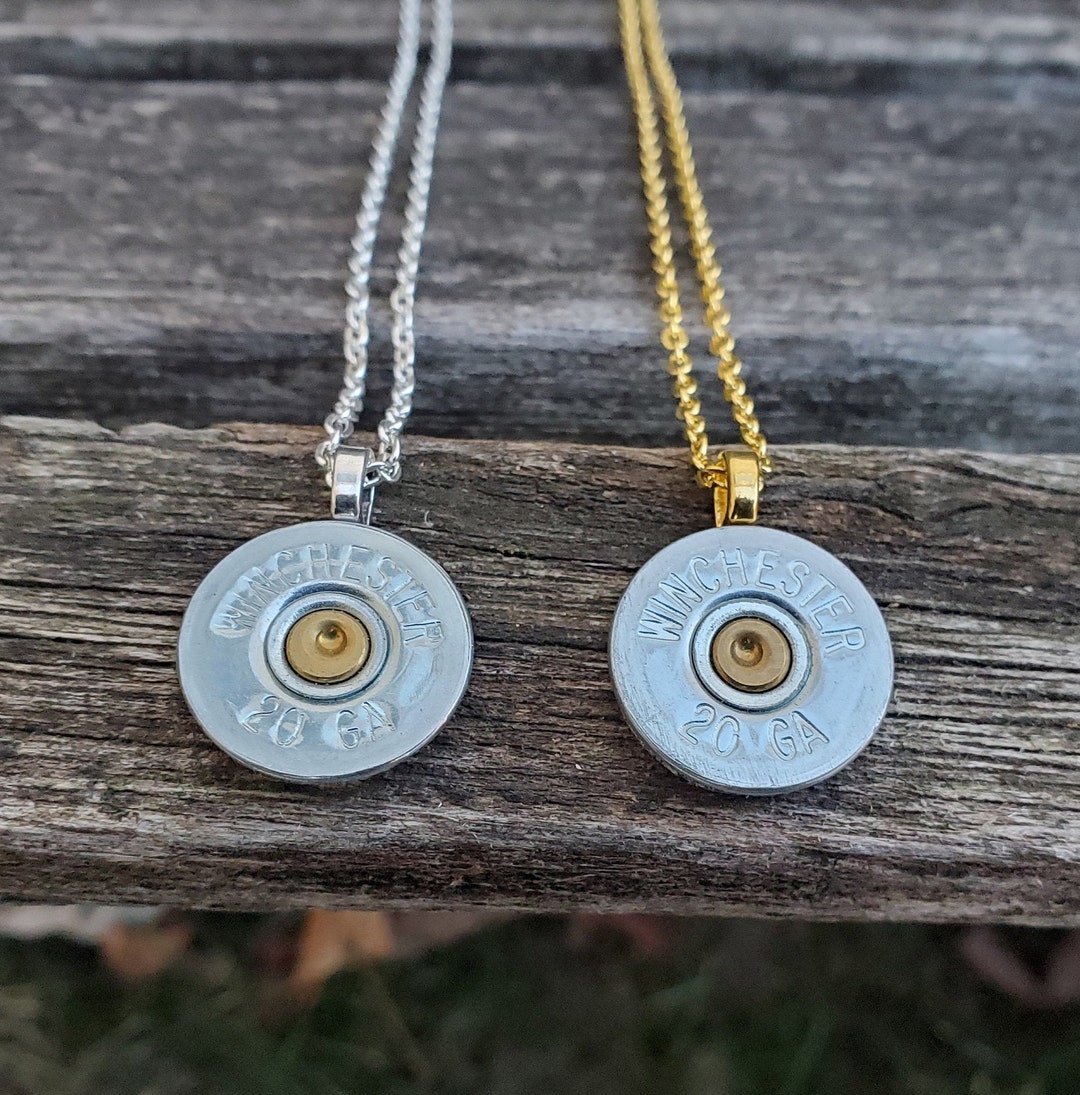 Shotgun Shell Necklace. CHOOSE YOUR COLOR. Gift for Mom, Dad ...