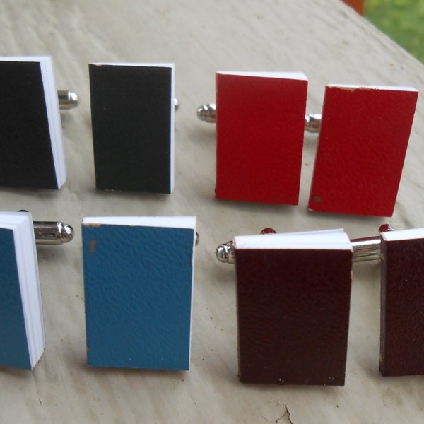 Book Cufflinks - Etsy