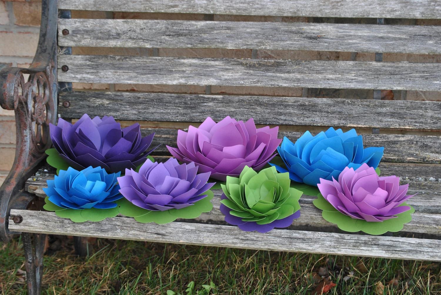 8 Lotus Flowers. CHOOSE YOUR COLORS. Wedding Decoration | Etsy