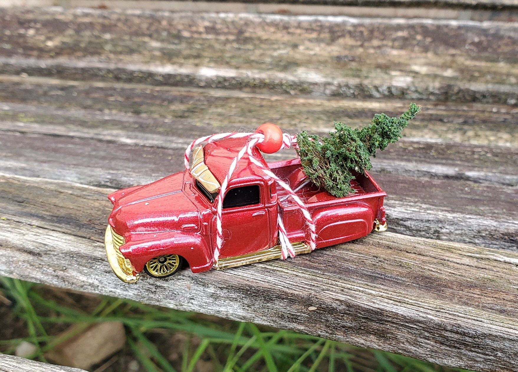 Truck & Tree Ornament. 1950 Chevy Ornament. Perfect Gift. | Etsy