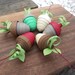 ACORN Christmas Ornaments. SET of SIX Quilled Paper Ornament. - Etsy