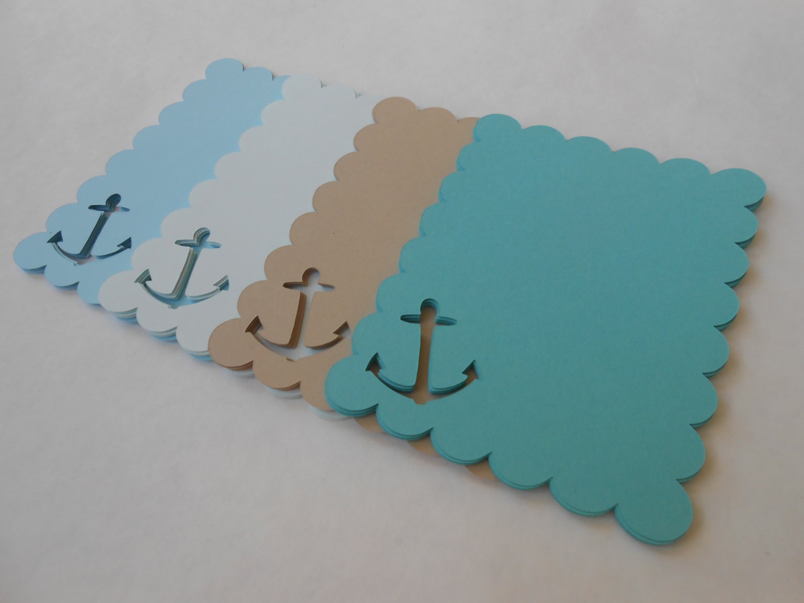 50 Anchor Place Cards. CHOOSE YOUR COLORS. Weddings Escort - Etsy