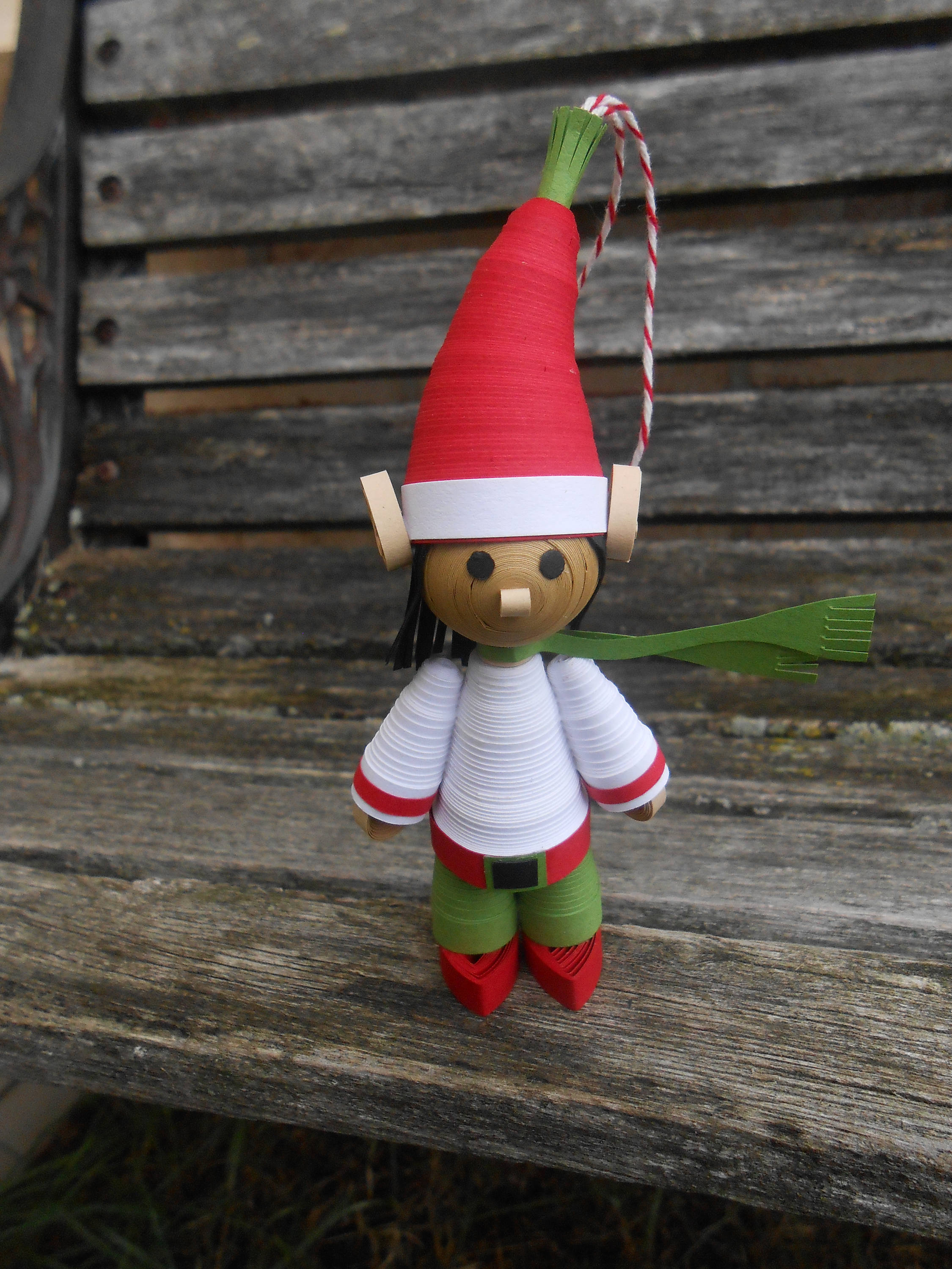 ELF Christmas Ornament. Quilled Paper Ornament. Gift for Mom | Etsy