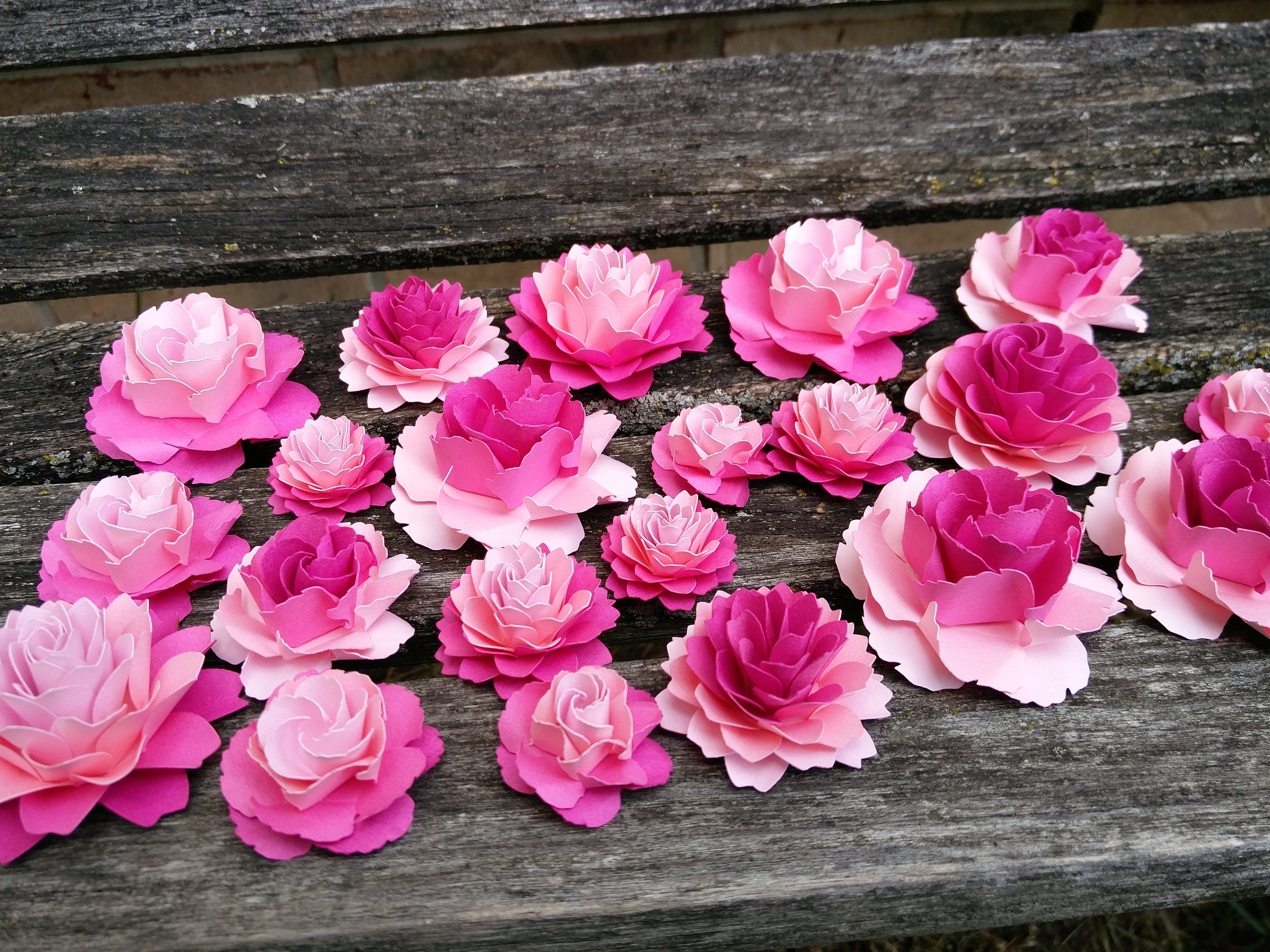 Paper Flowers Cake Table Decorations. CHOOSE YOUR COLORS. | Etsy