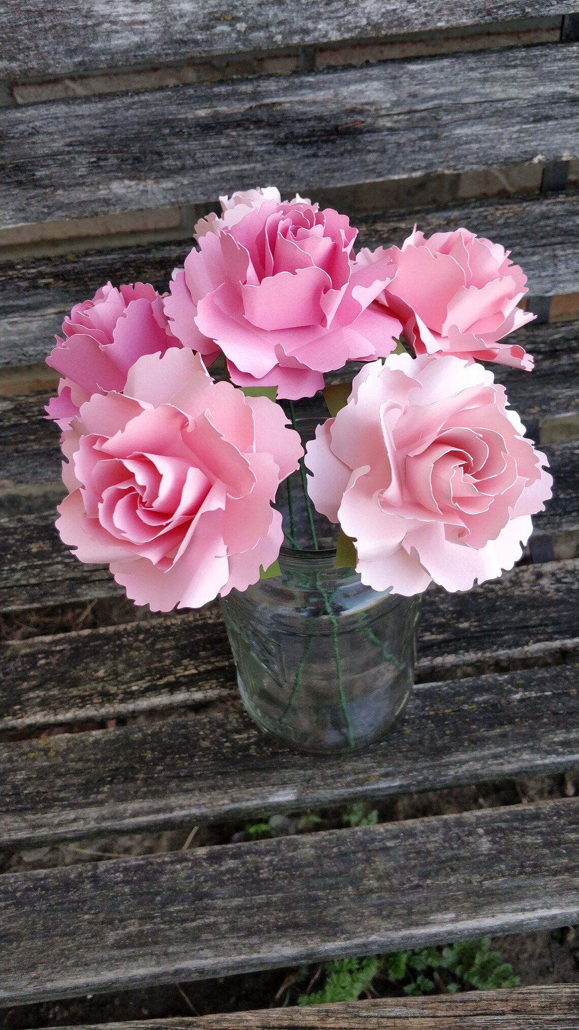 6 Wild Roses Choose Your Colors Centerpiece Wedding Paper - Etsy