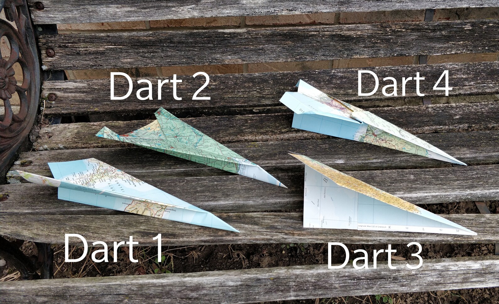 FLYING Map Paper Airplanes. Wedding Decoration, Party, Birthday, Travel ...