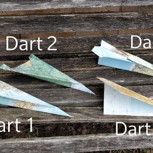 FLYING Map Paper Airplanes. Wedding Decoration, Party, Birthday, Travel ...