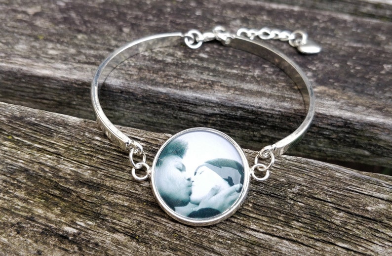Custom Photo Bracelet. Personalized Bracelet. Wedding - Etsy