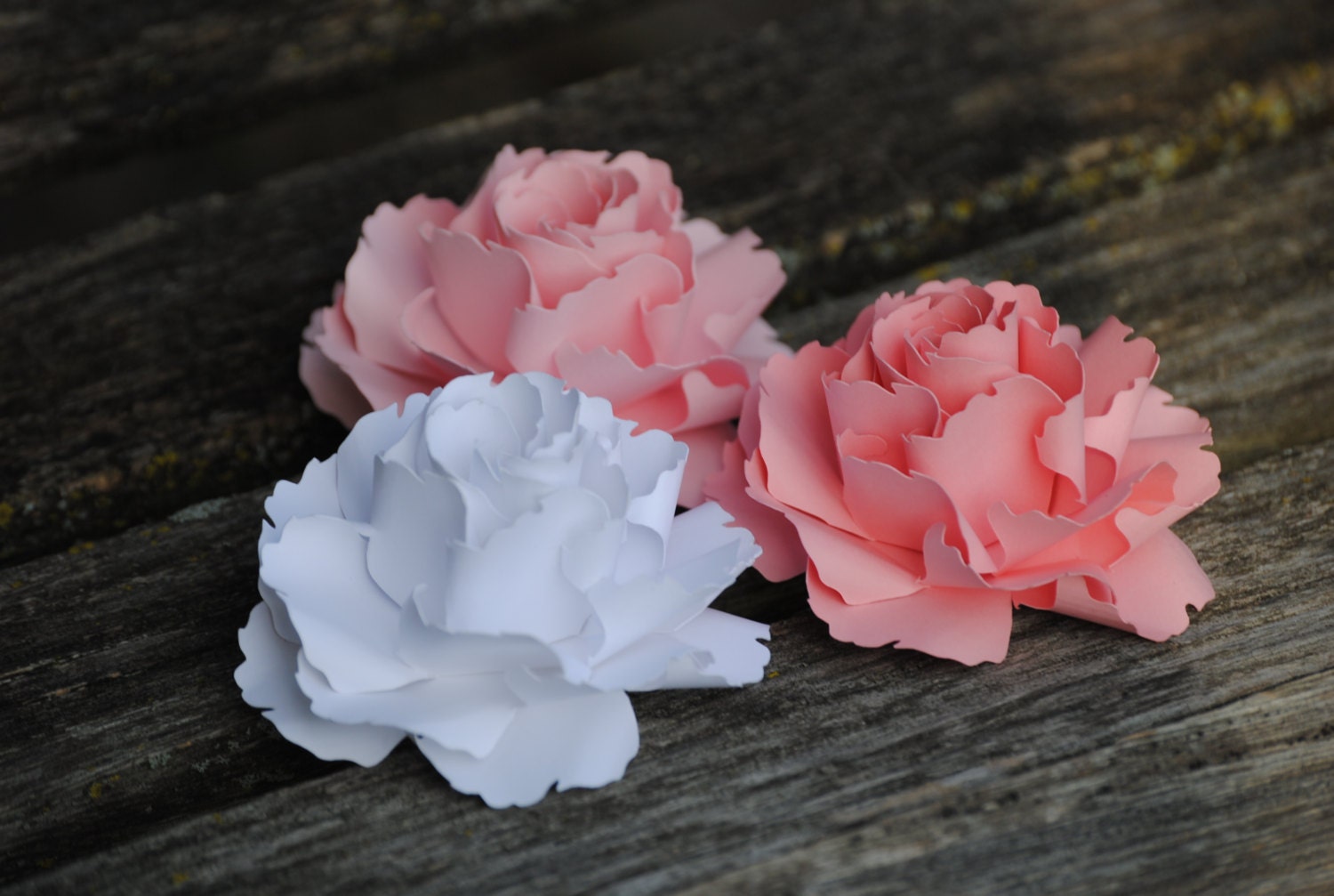 Set of 3 Roses. CHOOSE YOUR COLORS. Wedding Gift Decoration | Etsy