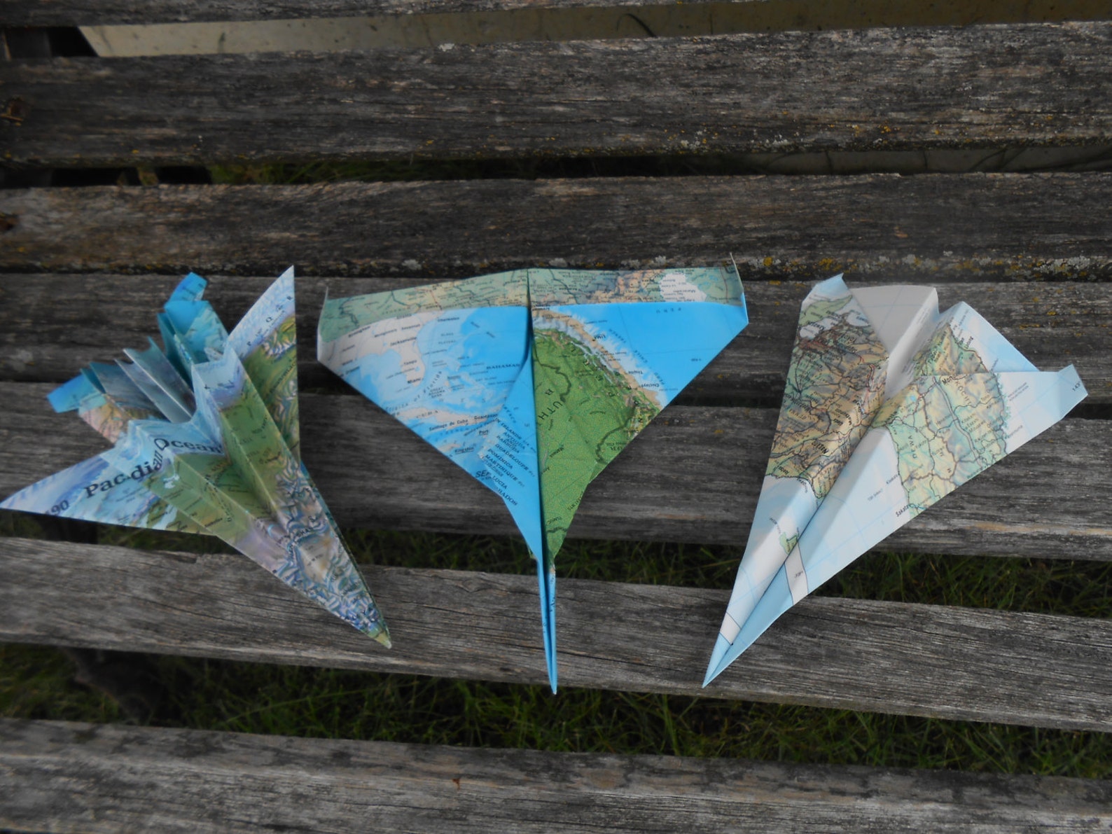Vintage MAP Paper Airplanes. F-16, Military, Escort Cards, Wedding ...