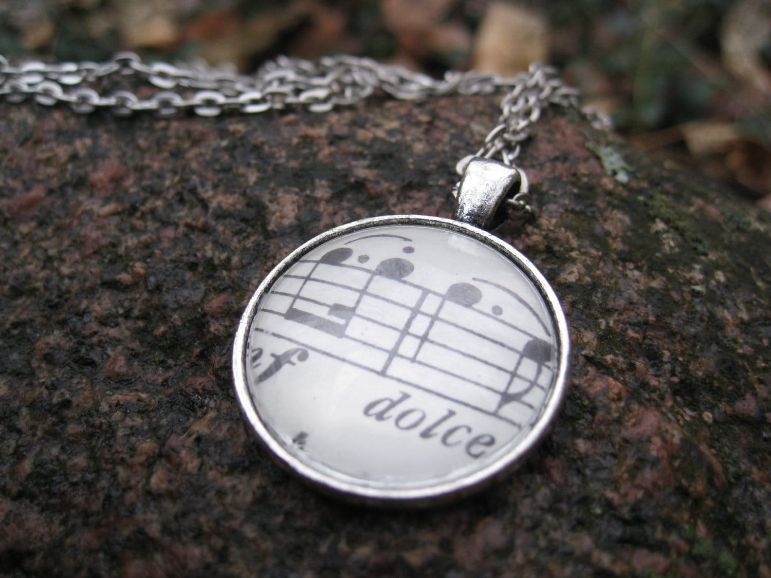 Sheet Music Necklace. Vintage Music. Gift For Anniversary | Etsy