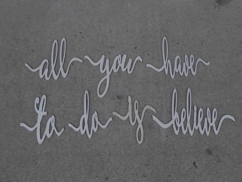 Custom Script Word Sign. Personalized Wood Sentence Sign - Etsy