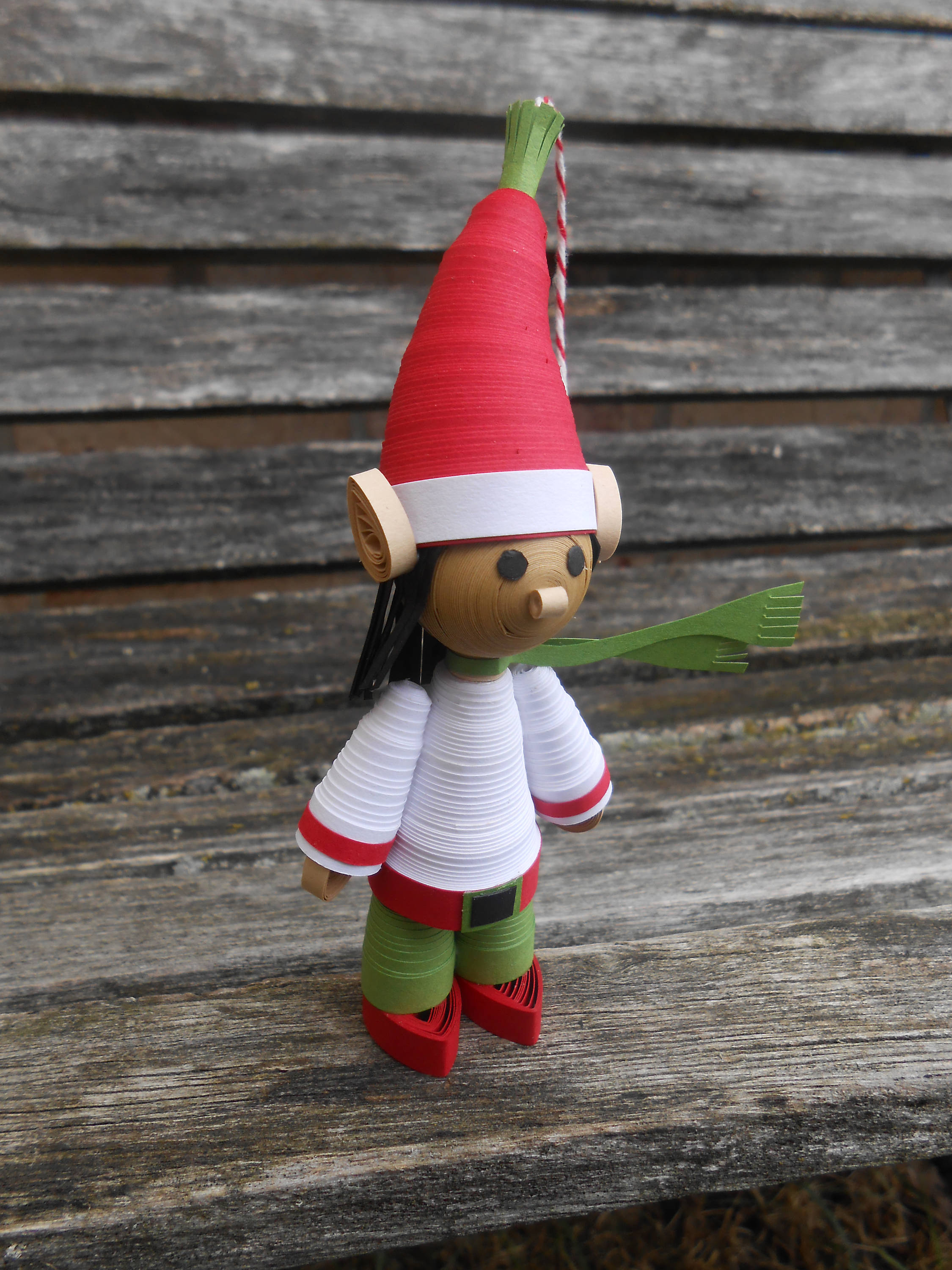 ELF Christmas Ornament. Quilled Paper Ornament. Gift for Mom | Etsy