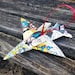Comic Airplane Ornament. F-16 Ornament. Holiday, Christmas Decoration ...