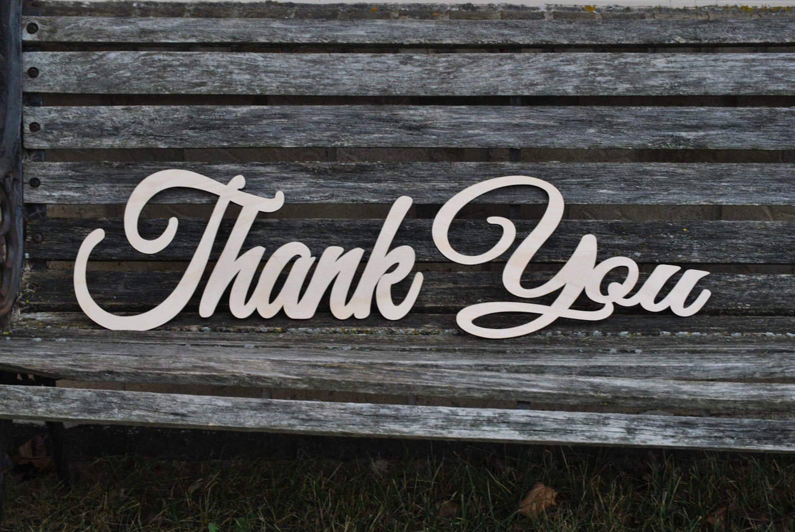 Thank You Wood Sign. CHOOSE YOUR COLOR Wedding Decoration. | Etsy