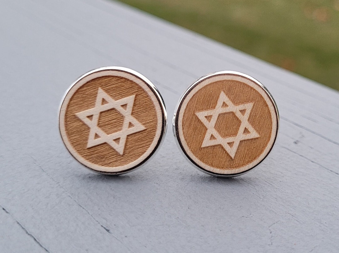 Star of David Cufflinks. Anniversary Gifts, Groomsmen Gifts, Birthday ...
