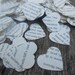1000 Wuthering Heights Confetti, Heart-shaped. Upcycled Book Confetti ...