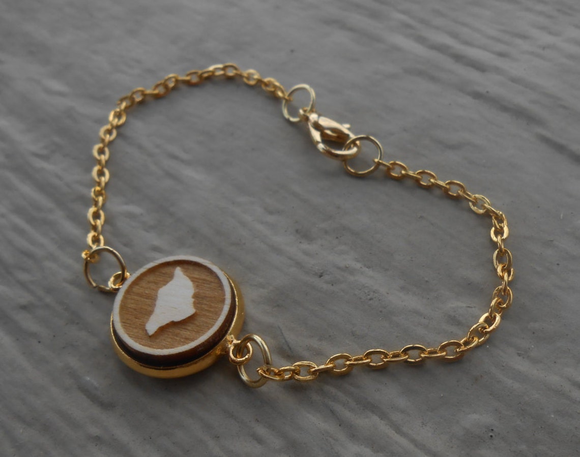 Your STATE Bracelet. GOLD or SILVER. Bridesmaid Gift Gift for - Etsy