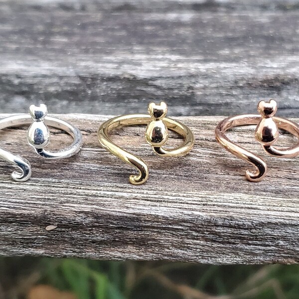 Cat Ring - Etsy