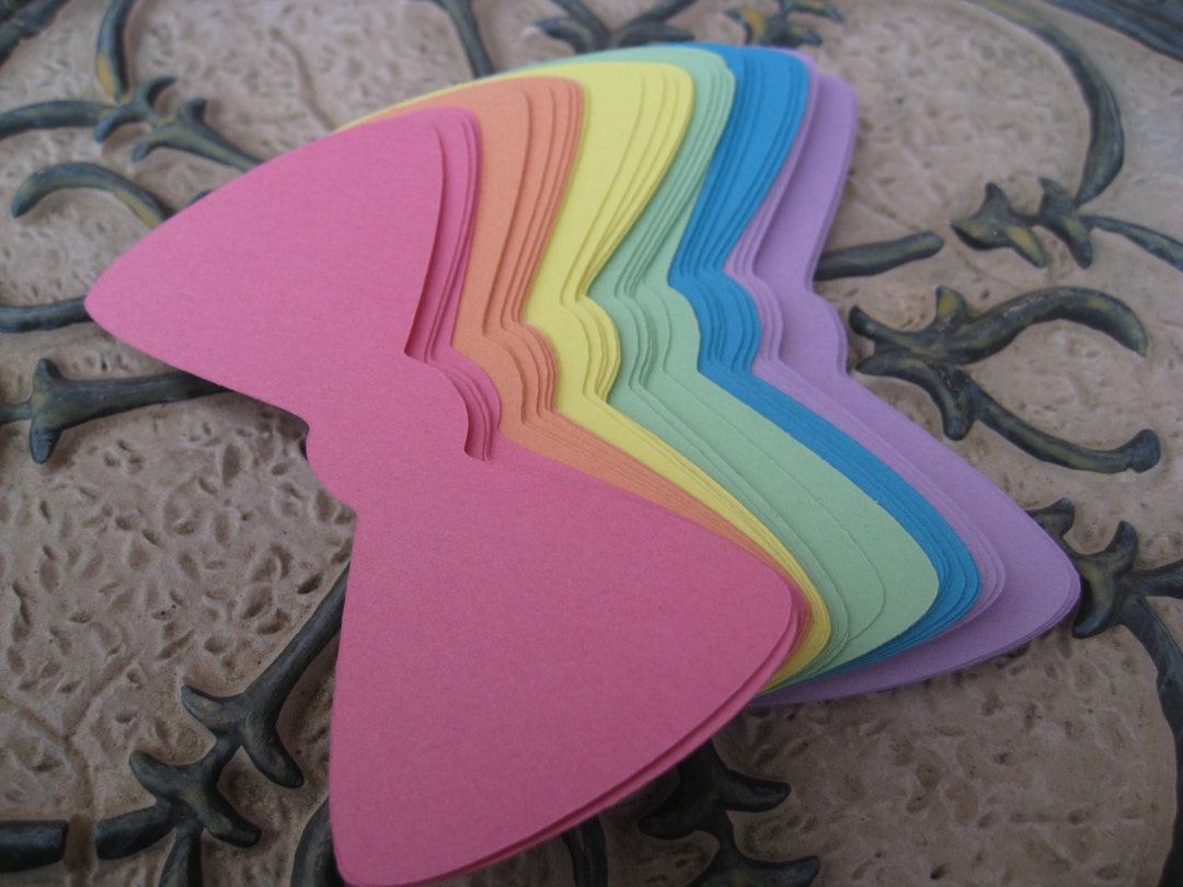 50 Bowties. 4 Inch. CHOOSE YOUR COLORS. Weddings, Favors, Wishing Tree ...