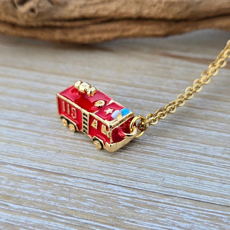 Firefighter Charm - Etsy