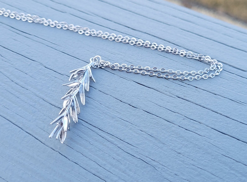 Rosemary Necklace. CHOOSE YOUR COLOR. Gift for Wedding, Bridesmaids ...