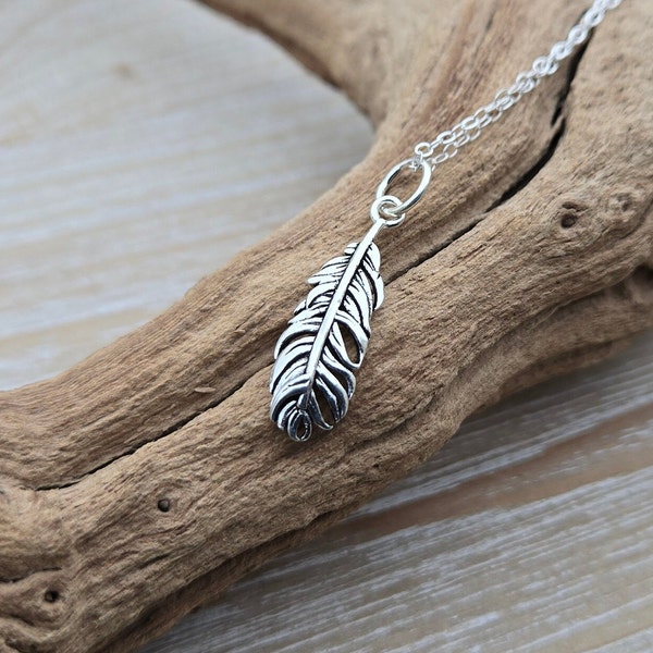 Sterling Silver Feather - Etsy