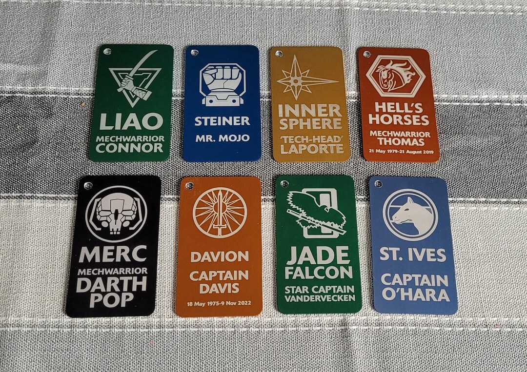 BT Gaming Faction. Backpack. Dog Tag. Custom Tags. Choose Your Design ...