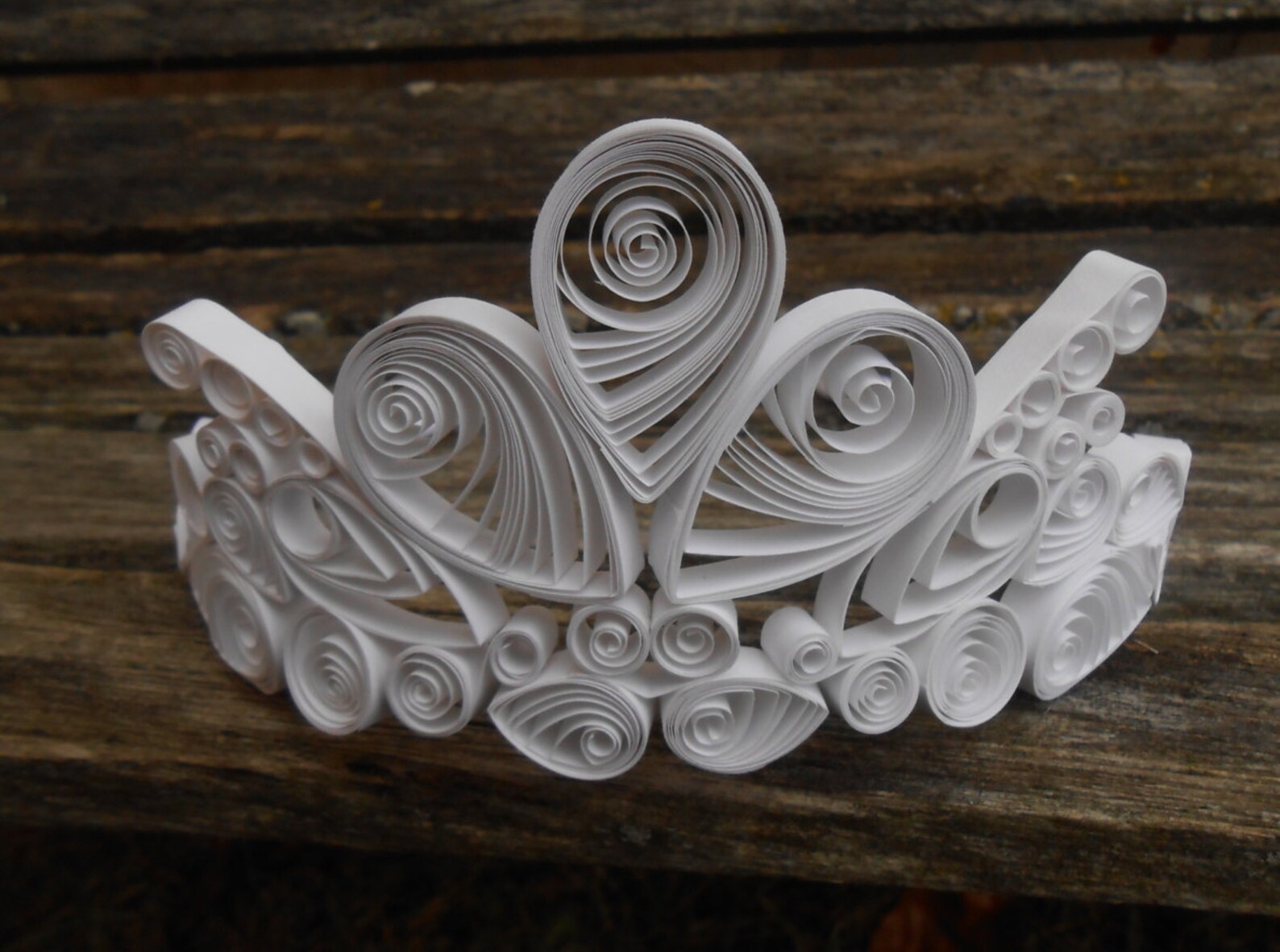 Quilled Paper Tiara. CHOOSE YOUR COLORS. Wedding Hair Piece - Etsy