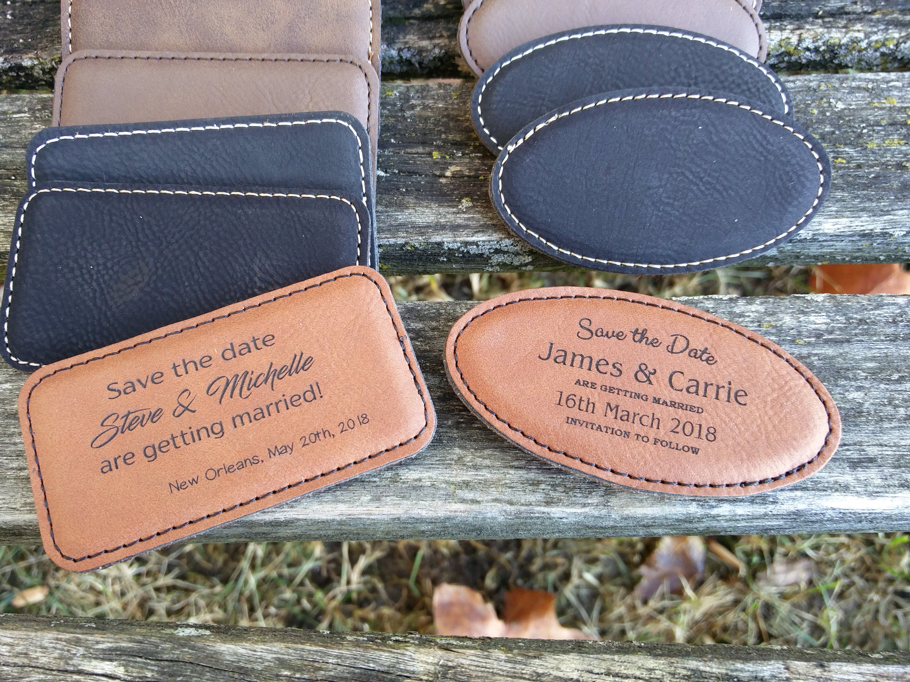 Custom Save the Date Magnets. Wedding Invitation. Laser - Etsy