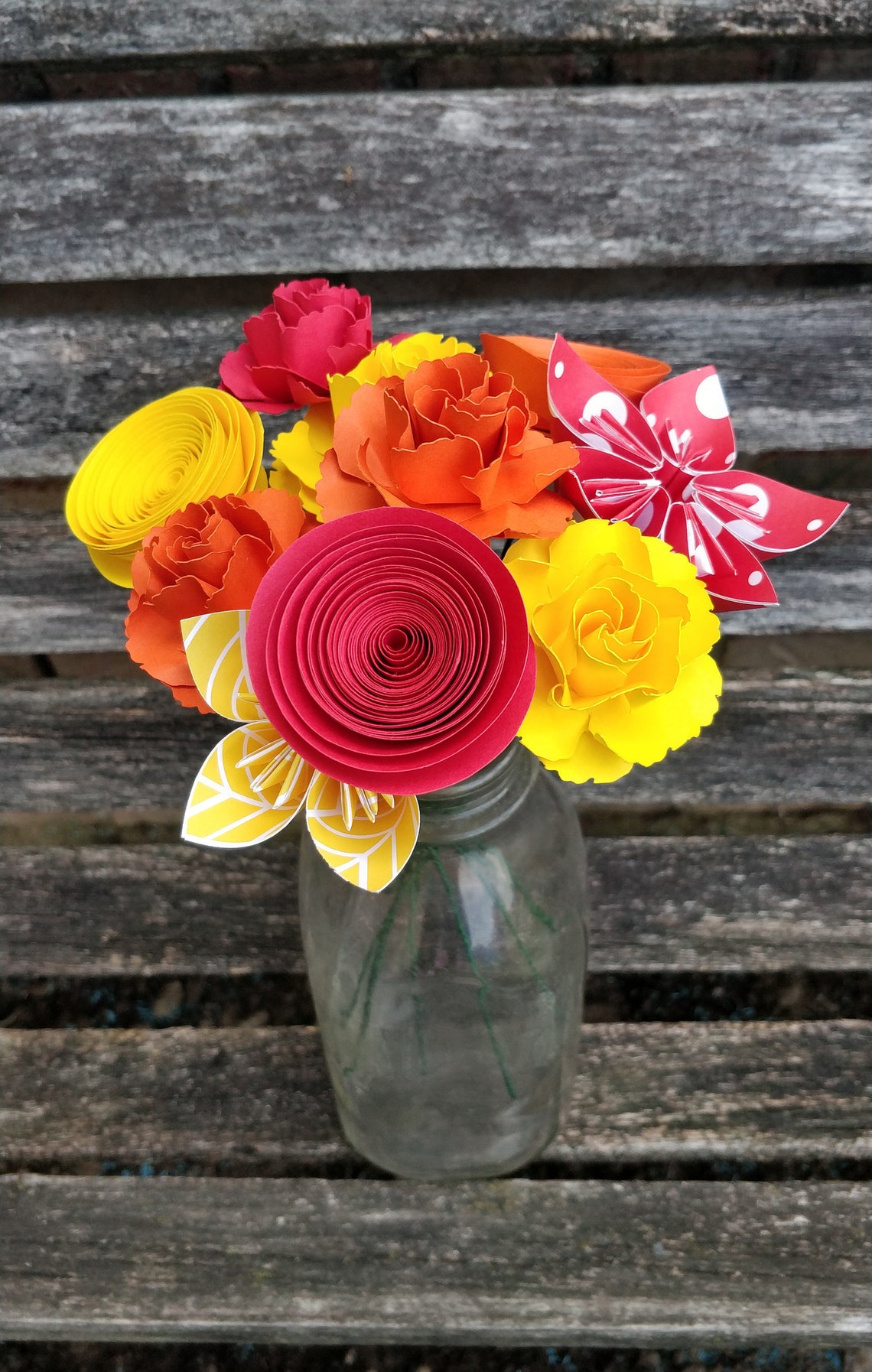 Mini Flower Bouquet CHOOSE YOUR COLORS. Gift First - Etsy