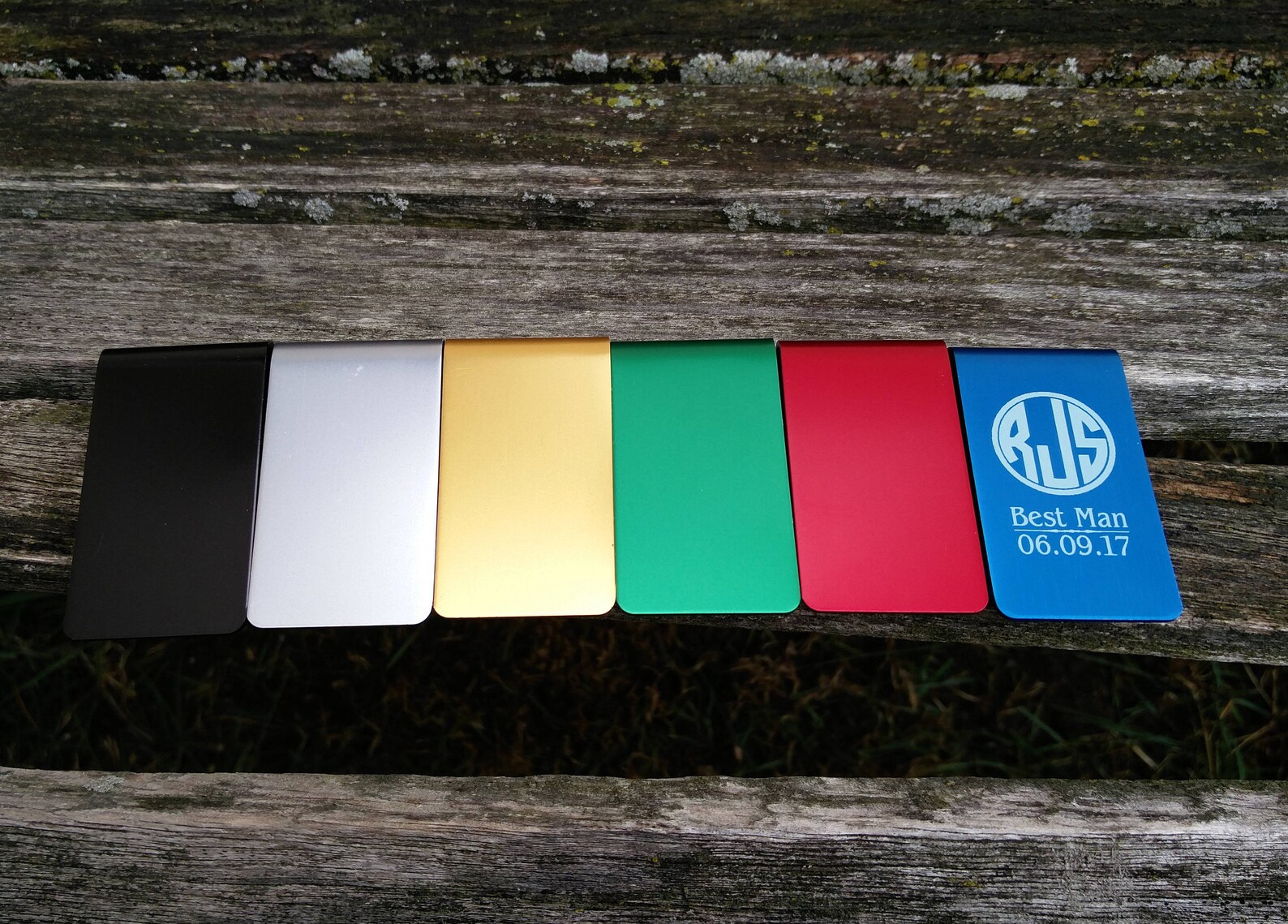 Customized Money Clip. Laser Engraved. Wedding, Groomsmen Gift, Dad ...