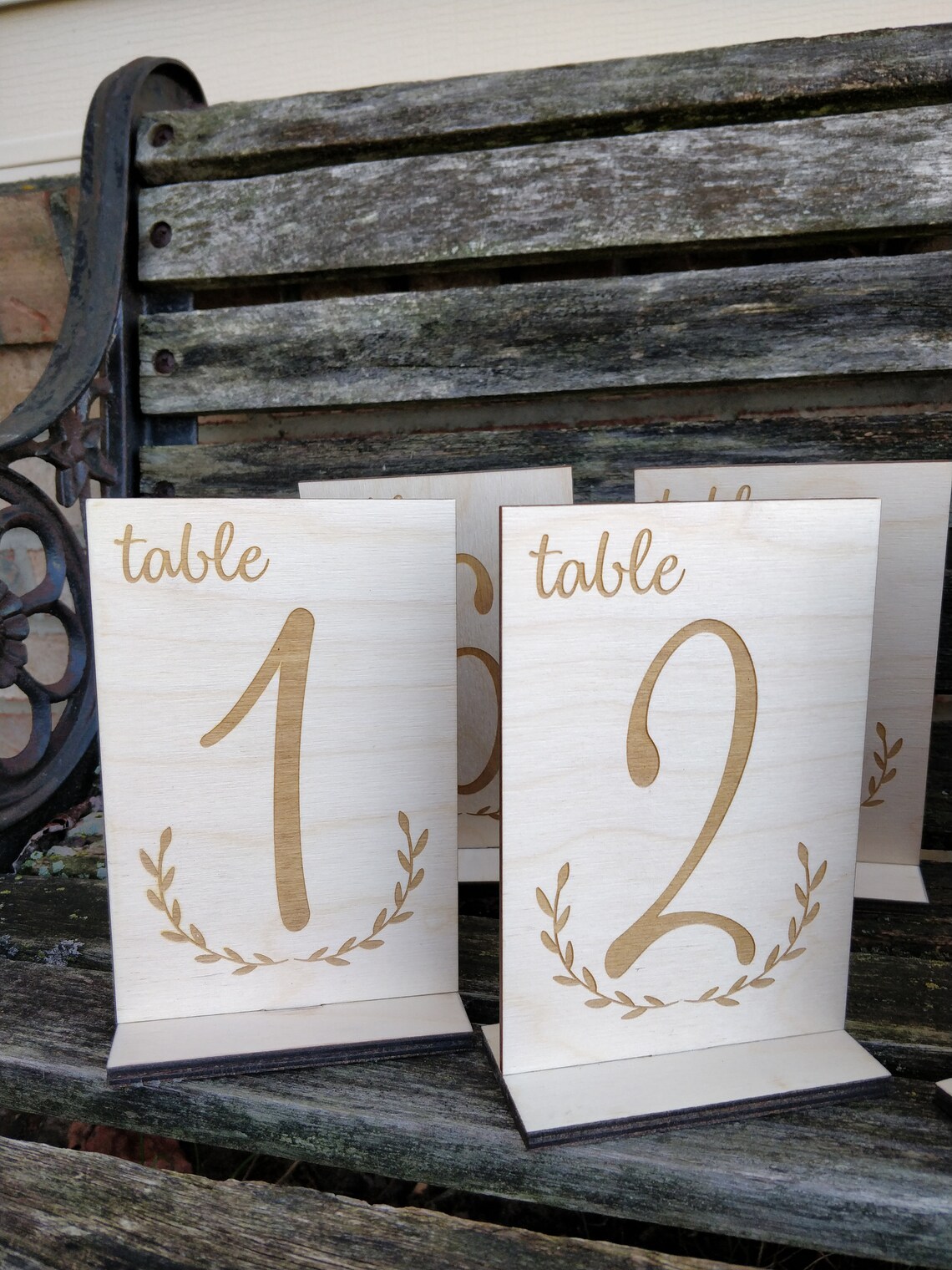 Wood Table Numbers. Laser Cut Wood. Wedding Decoration - Etsy