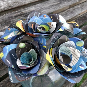 Space Paper Roses, Constellations & Planets. Gift for Birthday ...