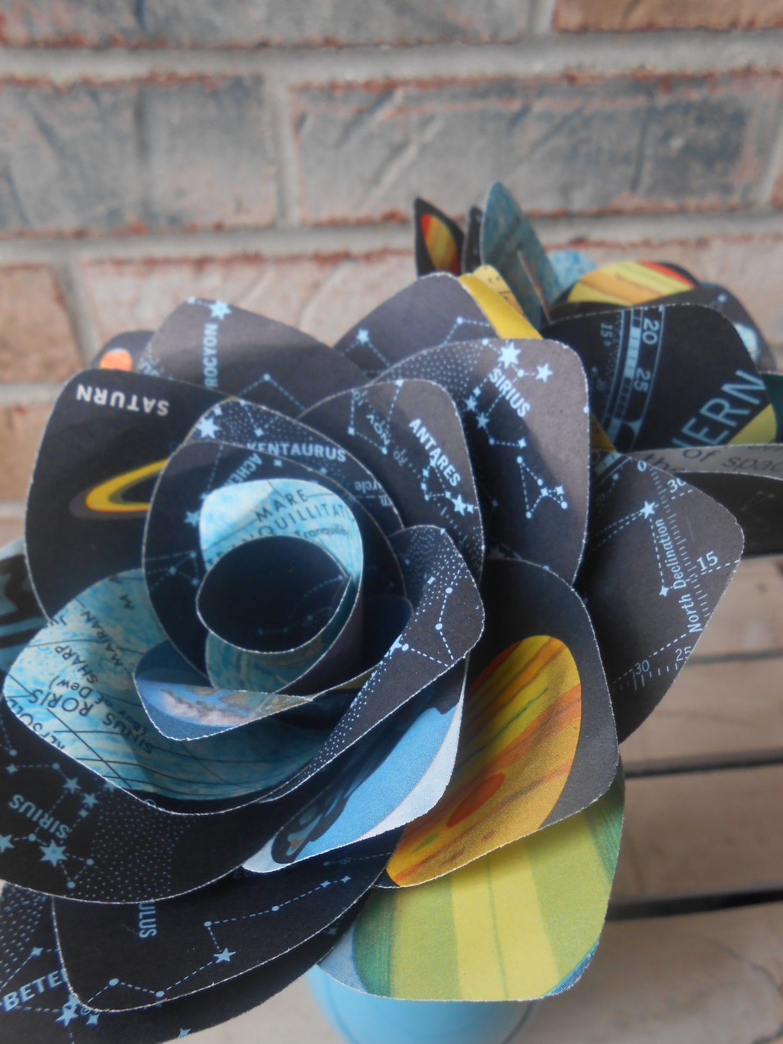 Space Paper Roses Constellations & Planets. Gift for | Etsy