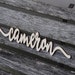 Custom Script Word Sign. Personalized Wood Sign, Laser Cut Baltic Birch ...