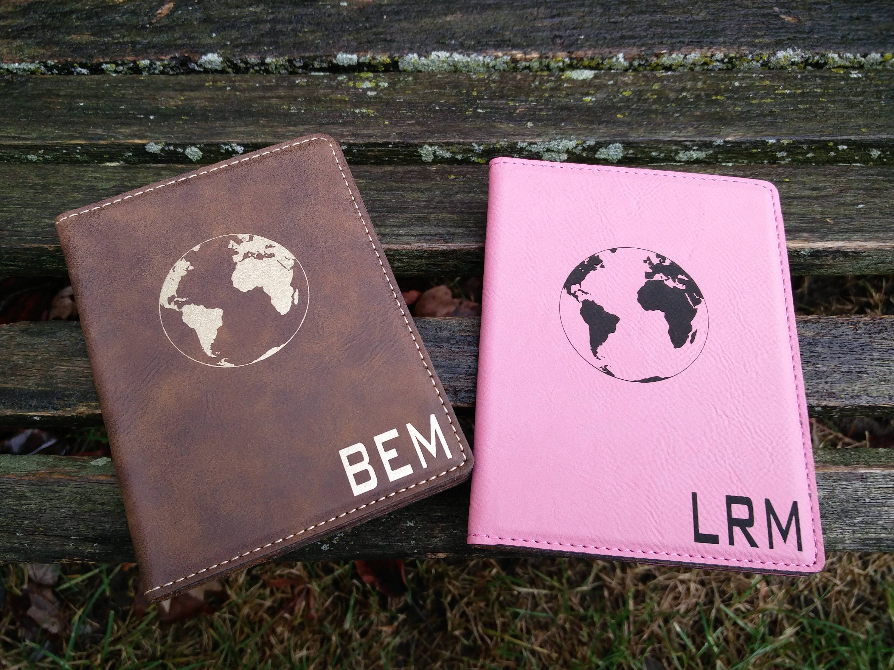 Customized Passport Cover. Leather, Laser Engraved. Travel, Wedding ...