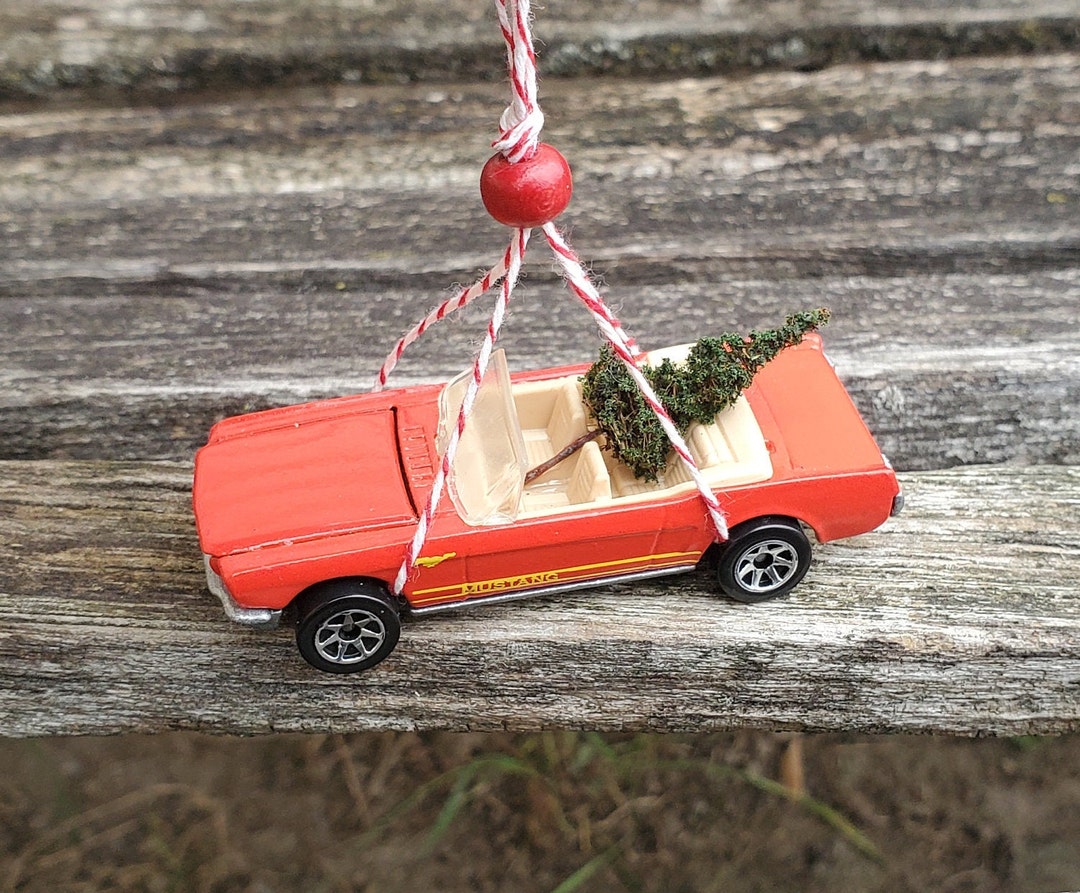 Car & Tree Ornament. 1965 Mustang Ornament. Perfect Gift. Unique ...