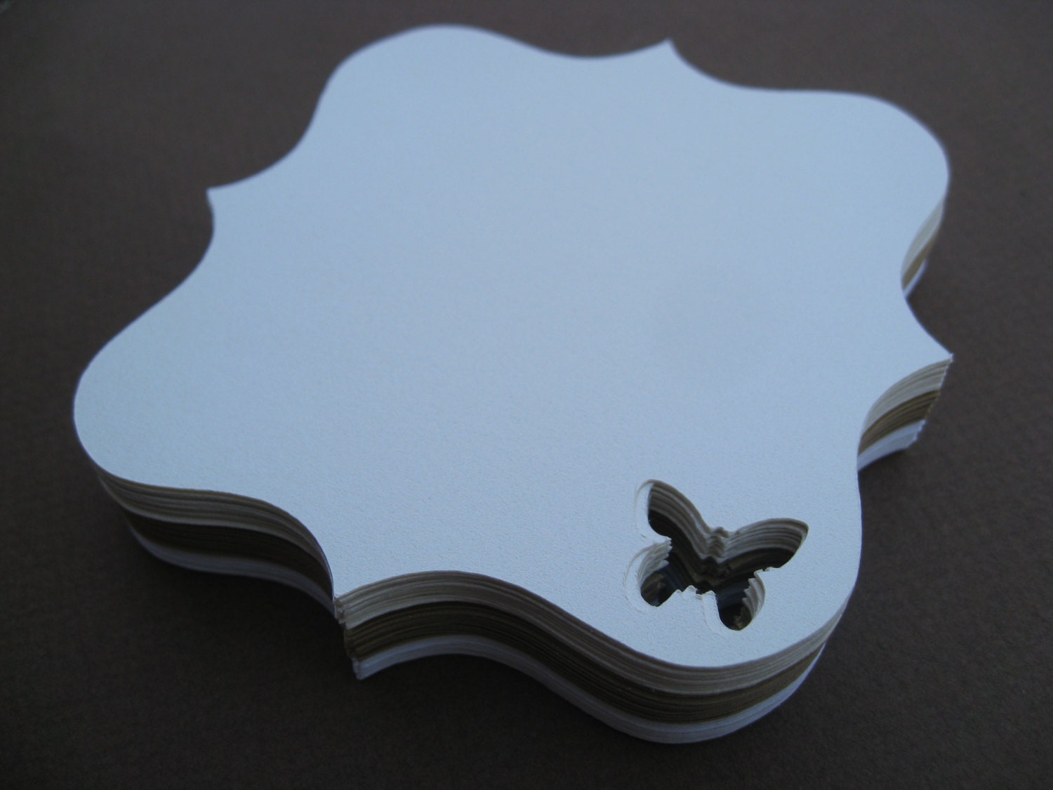 50 Butterfly Tags. 3.5 Inch. CHOOSE YOUR COLORS. Weddings - Etsy